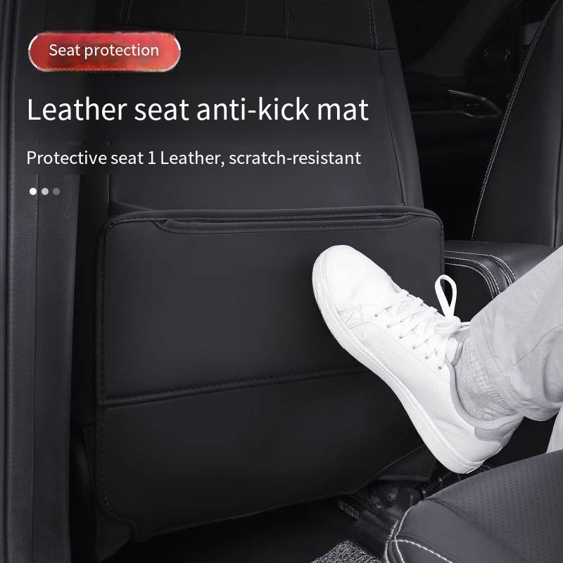 (1 pair) Car seat backrest anti kick pad, fully enclosed anti kick pad ...