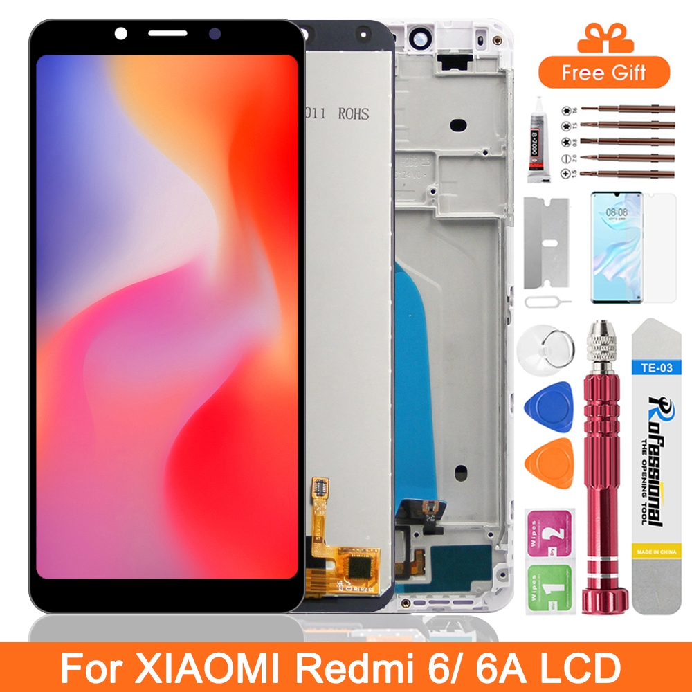For Xiaomi Redmi 6A LCD Redmi 6 Touch Screen Display Digitizer Assembly ...