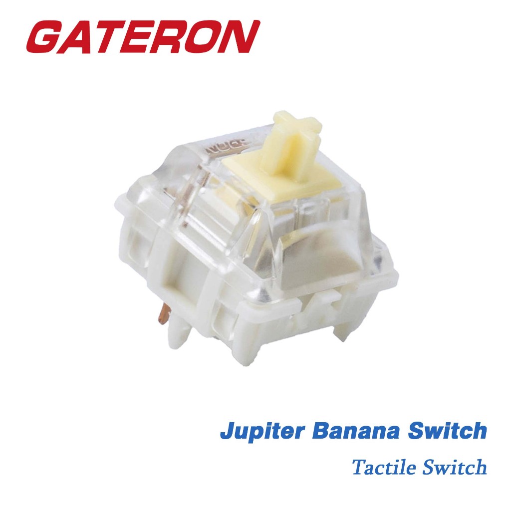 GATERON Jupiter Banana(double stage spring) Keyboard Switches (110PCS ...
