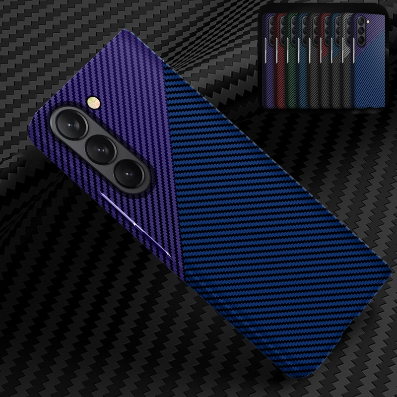 Slim Carbon Fibre Folding Case Samsung Galaxy Z Fold 7 Z Fold 6 Z Fold ...