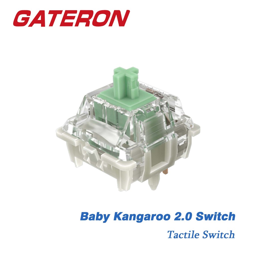 GATERON Baby Kangaroo 2.0 Keyboard Switches Heavy Tactile 59gf Switches ...