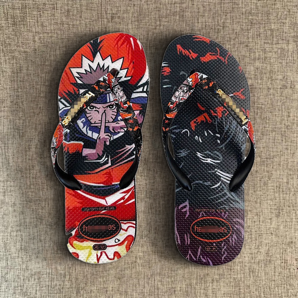 havaianas for men Original Naruto flip-flops with Mario havainas ...