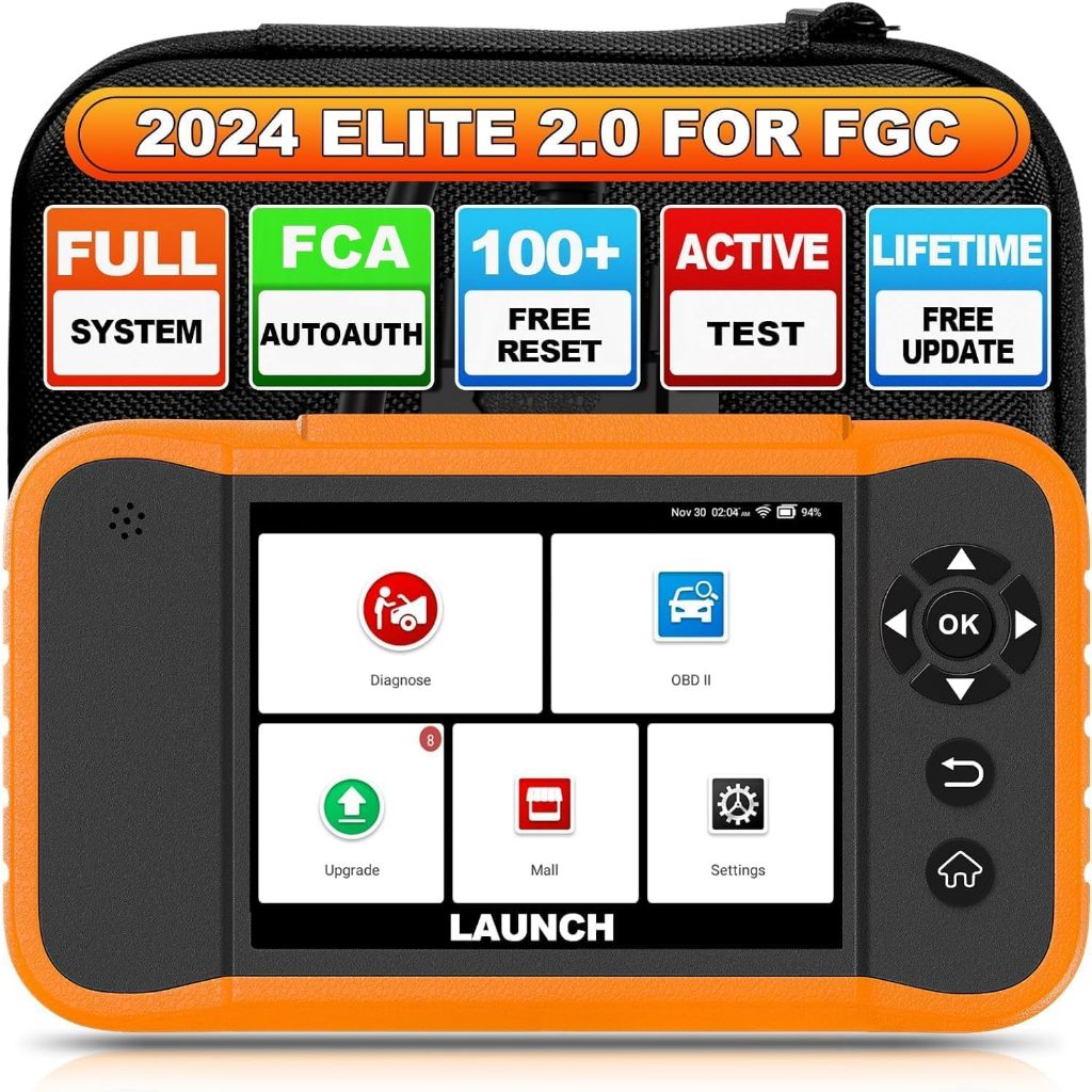 LAUNCH X431 Creader Elite 2.0 For FGC Car Diagnostic Tools Full Systems ...