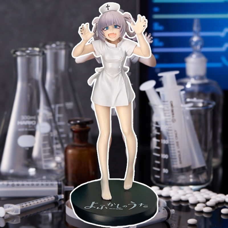18CM Anime CALL OF THE NIGHT Figure Nanakusa Nazuna White Nurse Dress ...