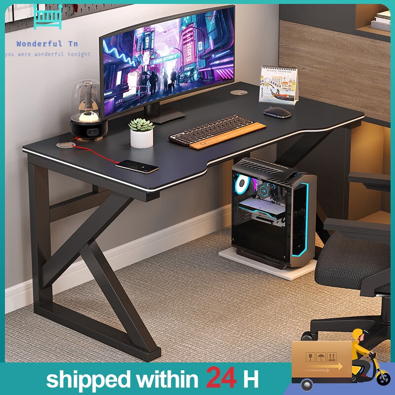 【COD】120cm Computer Desk Office Desk Modern Home Desk Student Learning ...