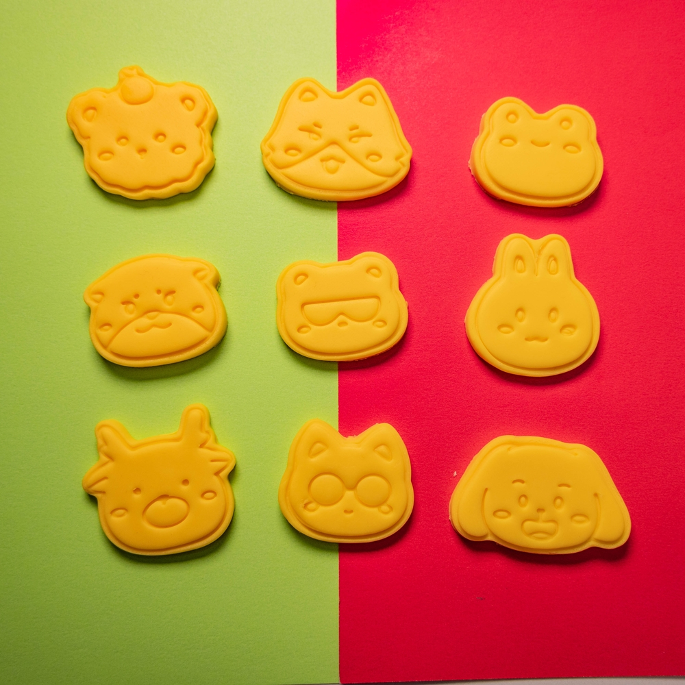 New Style SEVENTEEN Cartoon Biscuit Mold Animal Avatar Star Avatar ...