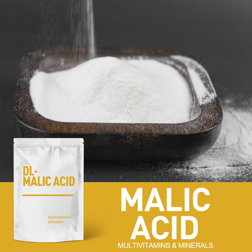 Wholesale bulk DL-Malic acid powder food-grade flavoring agent buffer ...