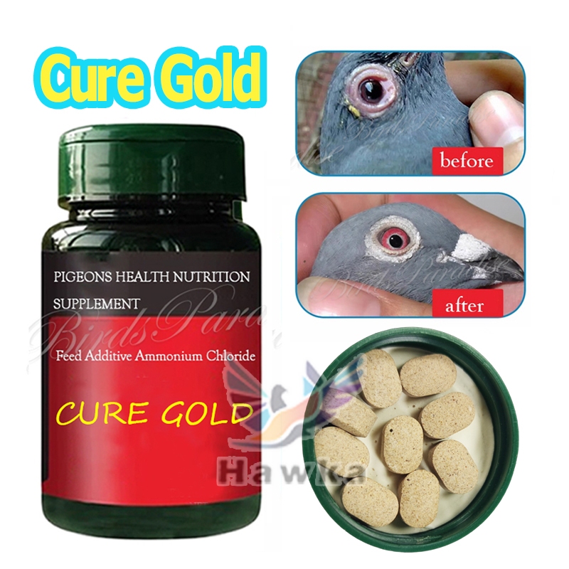 Cure gold for racing pigeon Instant Solution curing one eye cold ...