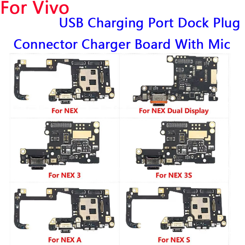 AAA+ USB Charging Port Dock Plug Connector Charger Board With Mic ...