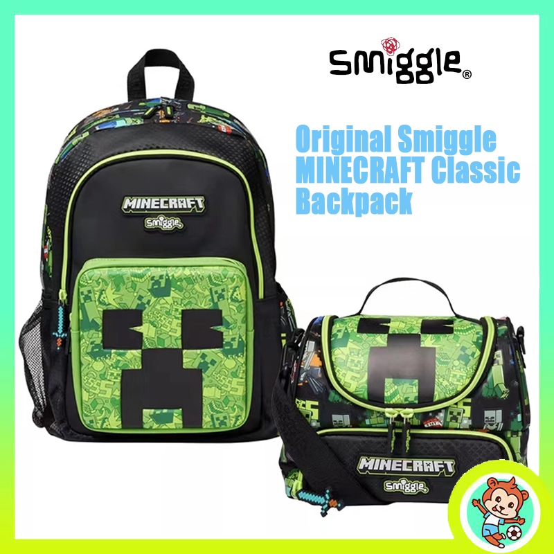 Original Smiggle MINECRAFT Classic Backpack for Primary Children School ...