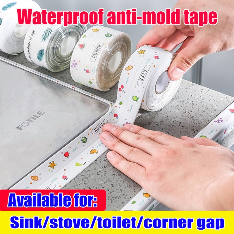 Seam Stickers 38mm*3.2m Wall Corner Sealing Adhesive Tape It is Used in ...