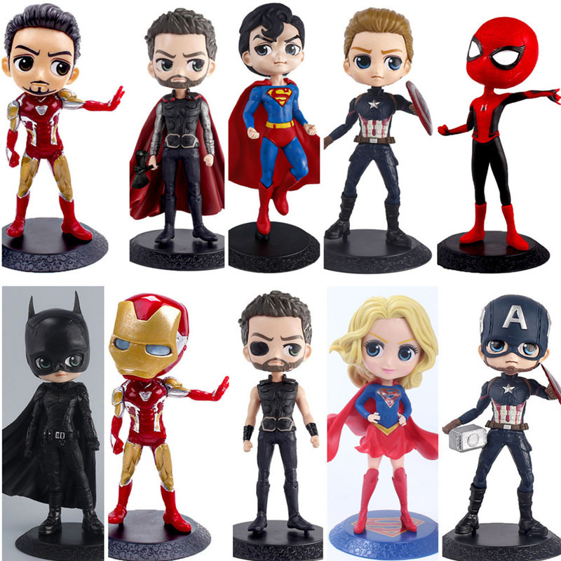12 Styles Marvel Avengers Captain America Iron Man Spider-Man Thor Loki ...