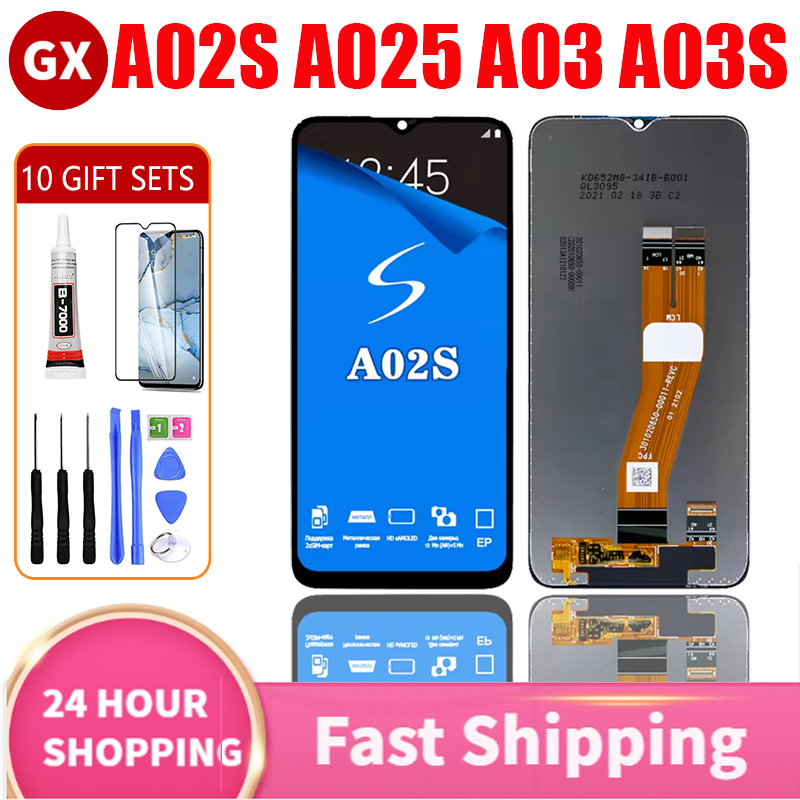 Original LCD For Samsung Galaxy A02S / A03 / A03S / A03 Core LCD Display Touch Screen Digitizer ...