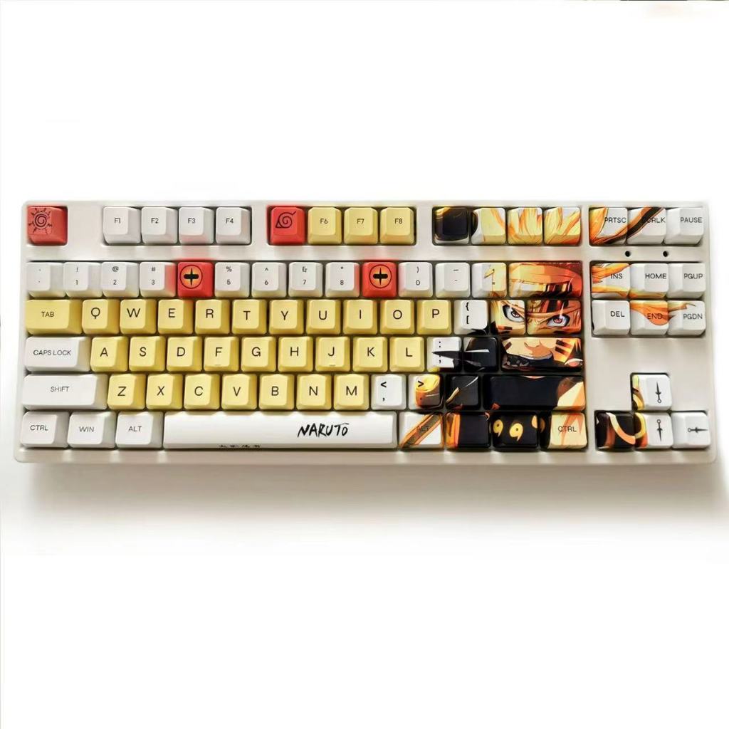 108 Keys Anime Naruto Keycaps Cherry Profile PBT Dye Sublimation Keycap ...