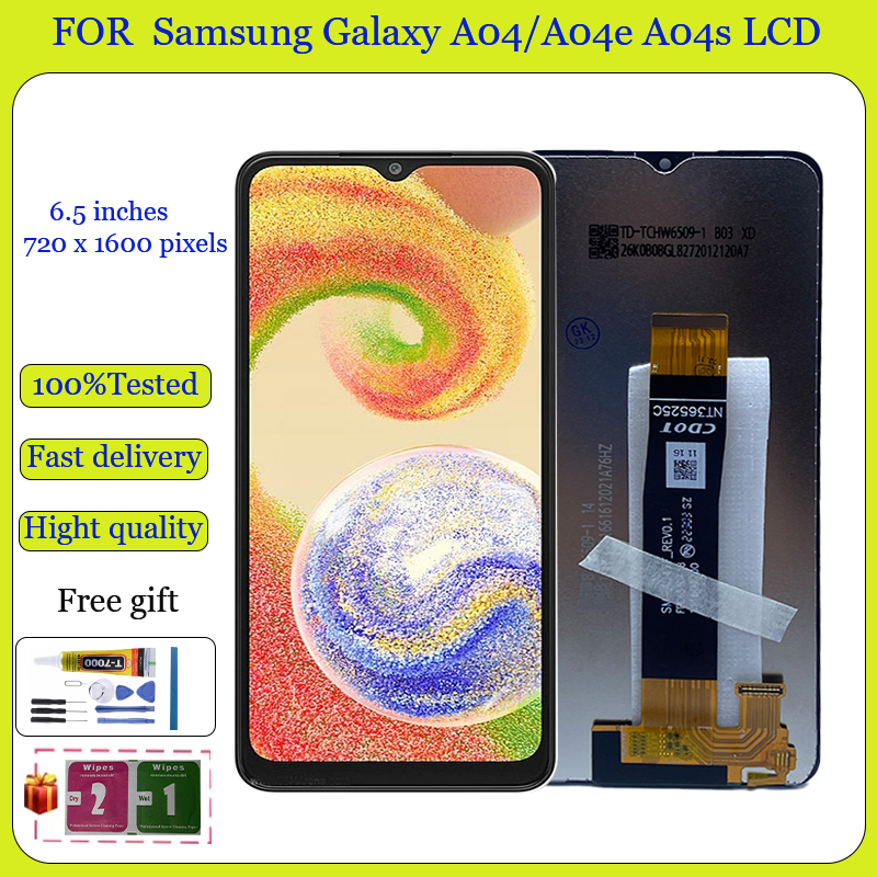 Original For Samsung Galaxy A04 A04e A04s LCD Display Touch Screen ...