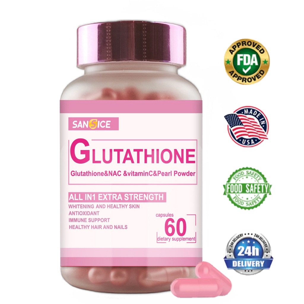 Glutathione capsule,Glutathione&NAC&vitaminC&Pearl Powder,Whitening ...
