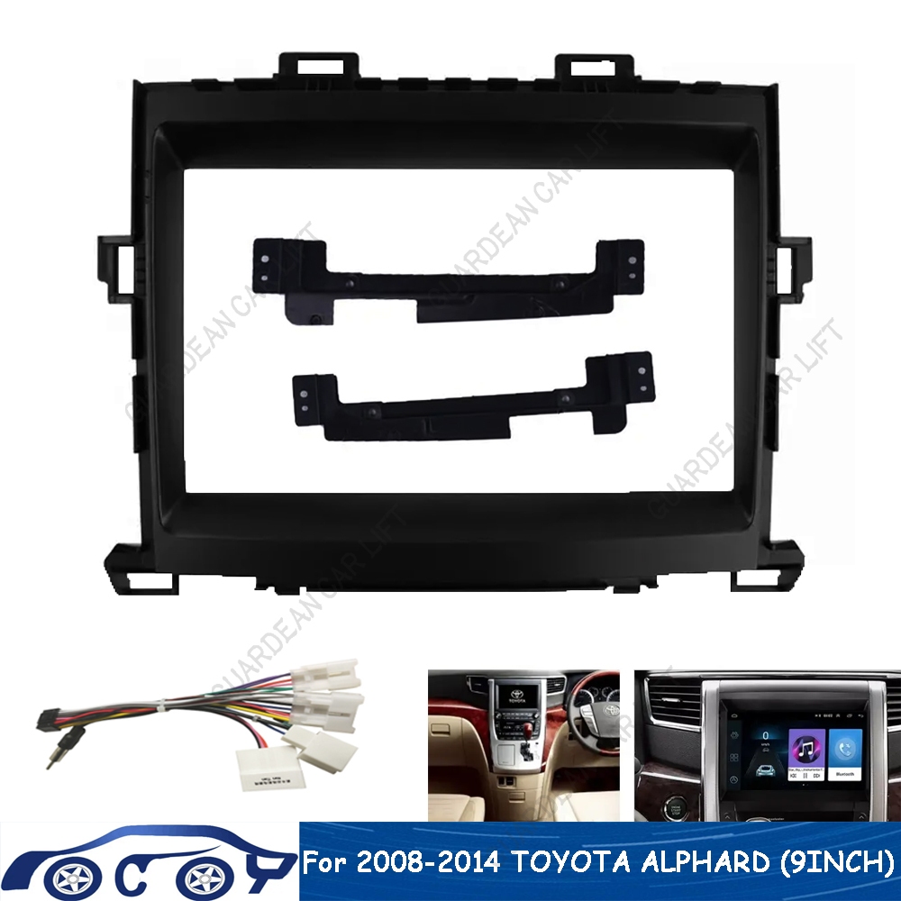 9 Inch Android GPS Stereo Player 2DIN Head Unit Car Radio Fascias Dash ...