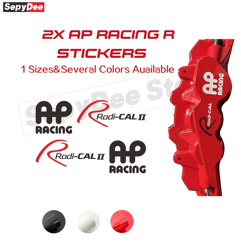2x AP R Car Brake Caliper Sticker AP Racing Radi-Cal Decals Waterproof ...