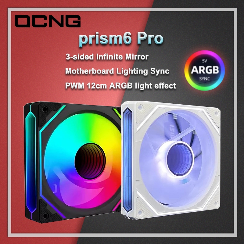 OCNG PRISM 6PRO ARGB CPU Fan 120mm Infinite Mirror Lian Li Same Style ...