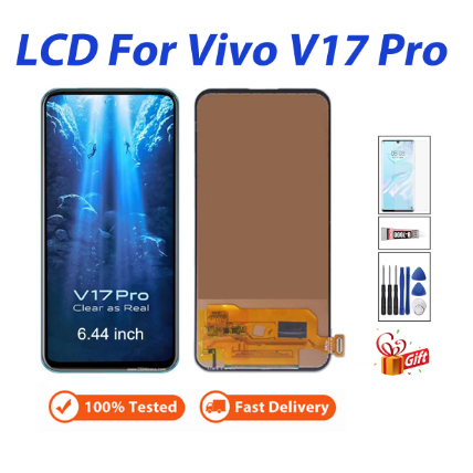 LCD For Vivo V17 Pro 1909 PD1931F EX 1910 TFT LCD Display Touch Screen ...