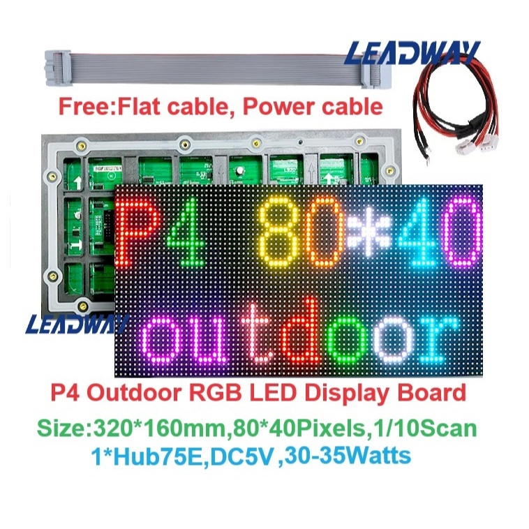 P4 Outdoor Full Color LED Display Led Wall Screen Panel LED Signage LED ...
