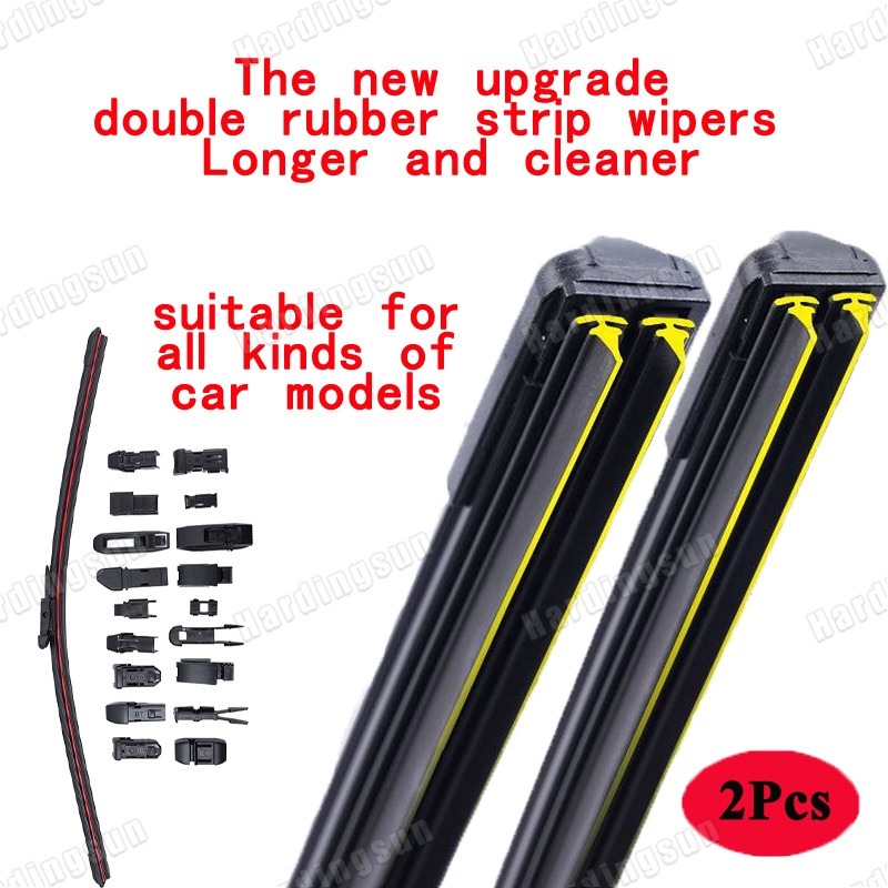 For Toyota Wigo dual wiper blade Set (Front/Rear) for All Year Model ...