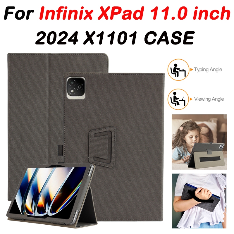 For Infinix XPad 11.0 inch 2024 X1101 High Quality portable Leather Cover With stent Infinix X ...