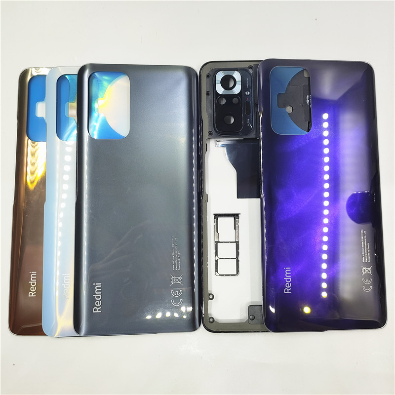 Full Housing For Xiaomi Redmi Note 10 Pro 4G Middle Frame+Battery Back ...