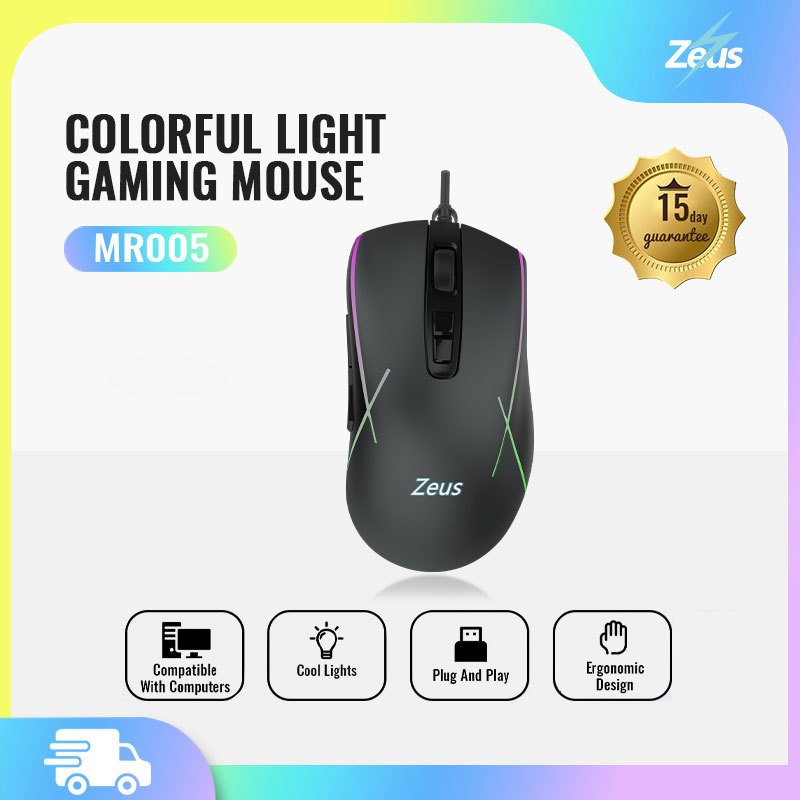 Zeus® ( Legend XX ) Wired Gaming Mouse RGB Backlight Gaming MR-005 ...