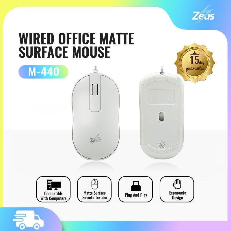Zeus M-440 Wired Mouse For Office / Gaming M440 Mice | Shopee Philippines