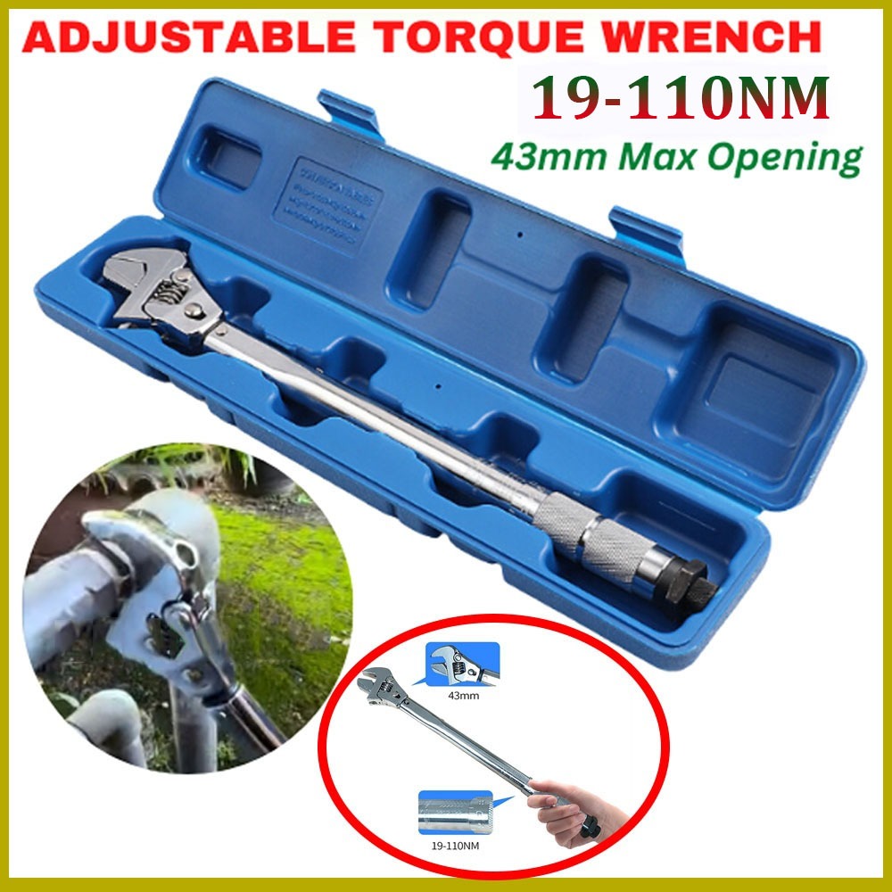 Timiben 41CM 3/8” 19-110NM Adjustable Torque Wrench for HVAC Air Cond ...