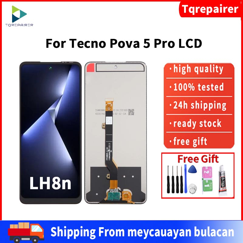 [Tqrepairer ] For Tecno Pova 5 LH7 / Tecno Pova 5 Pro LH8n LCD DIsplay ...