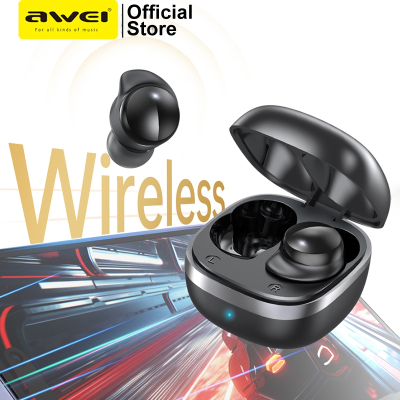 Awei T78 Bluetooth Earphone Mini True Wireless Earbuds With Microphone Bluetooth 5.3 Gaming ...