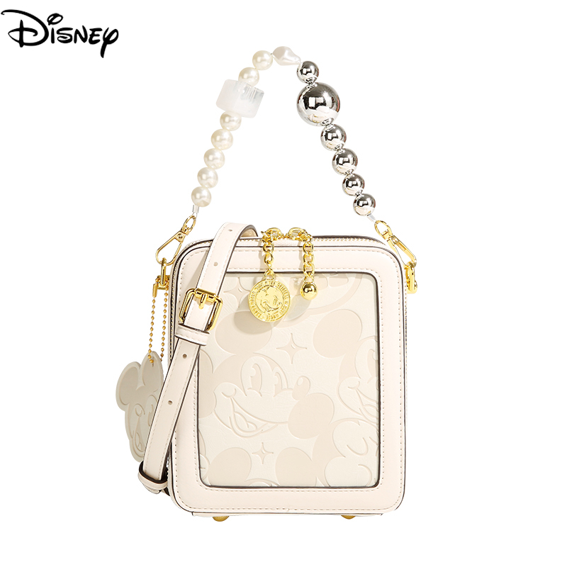 Disney Disney Official Authentic mickey Series Simple Beige Square Bag ...