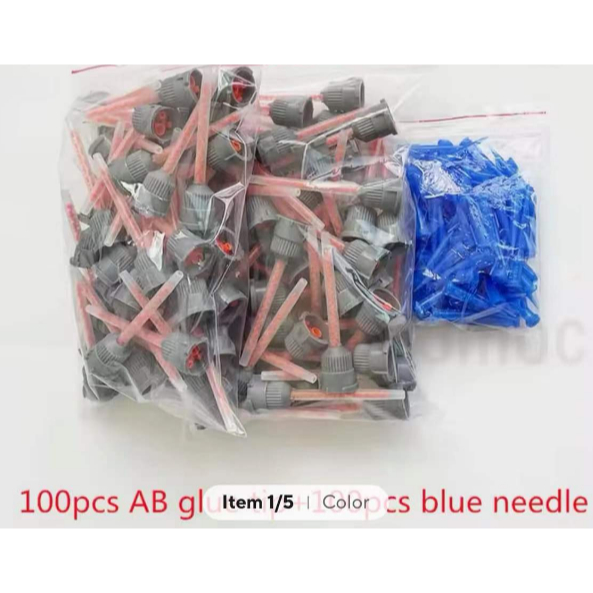 Mixer AB Glue Mixed Tube 10:1 Dual Cartridge Mixing Nozzles Epoxy ...