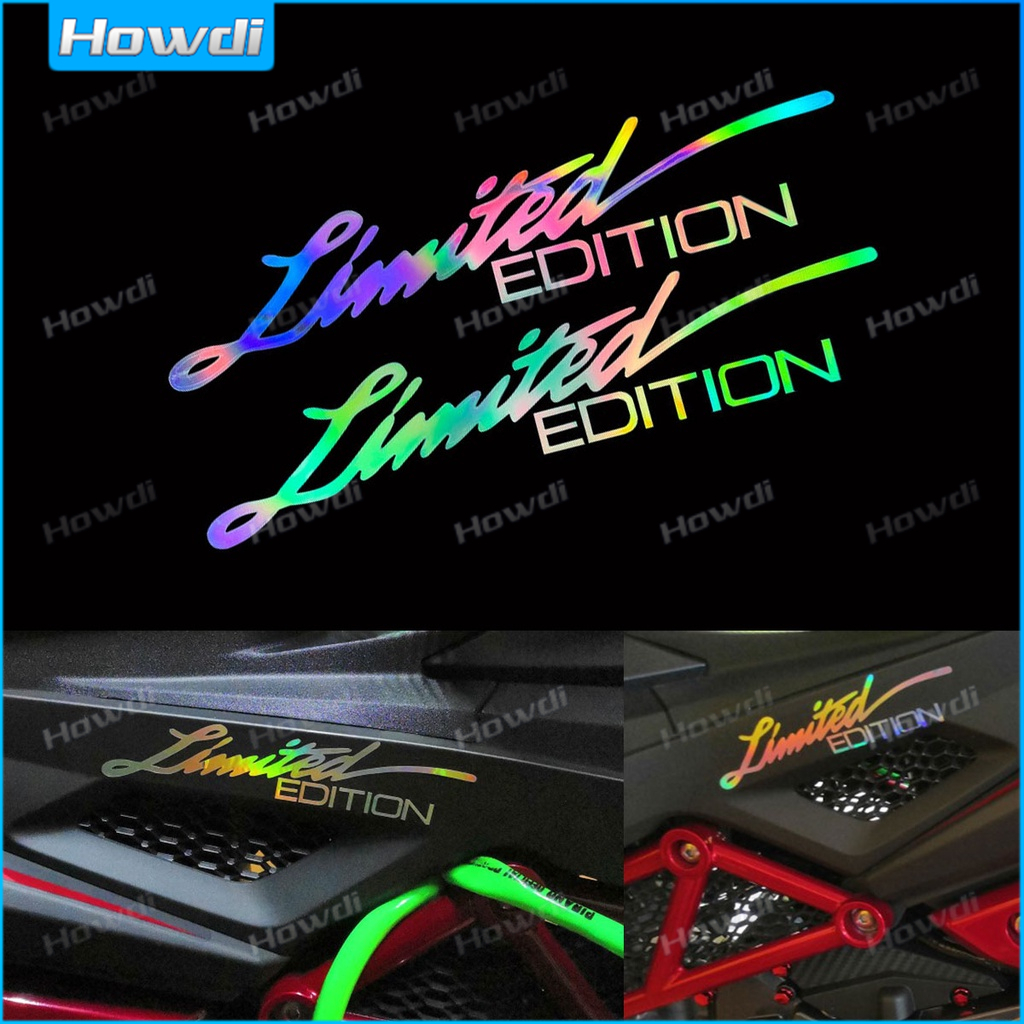 1pc Car Sticker LIMITED EDITION Creative Vinyl Sticker | Shopee Philippines