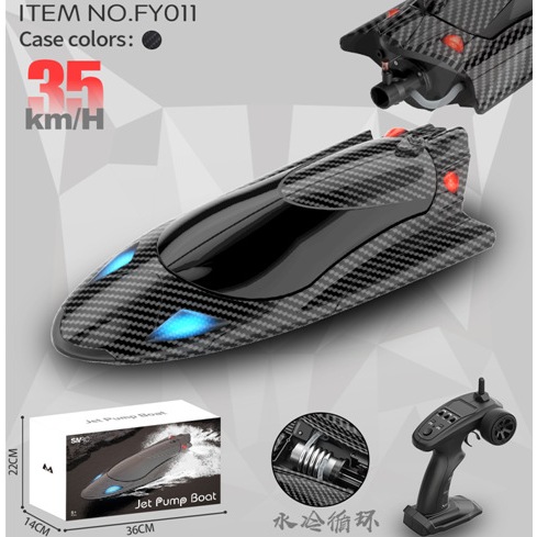 2.4G RC High Speed Racing Boat 30km/h Waterproof Rechargeable Model ...