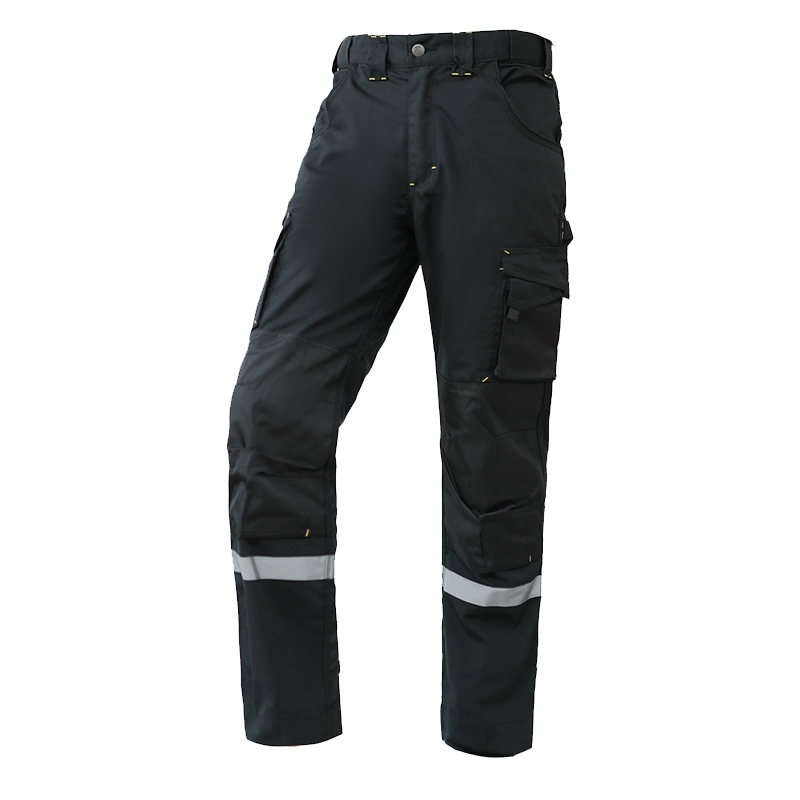 High Visibility Men's Work Pants Multi Pockets Workshop Long Cargo ...