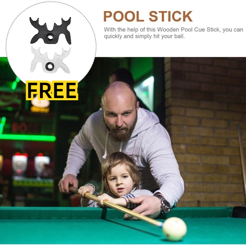 50CM-145CM Children and Adult Billiards Cue with Plastic Deer Antler ...
