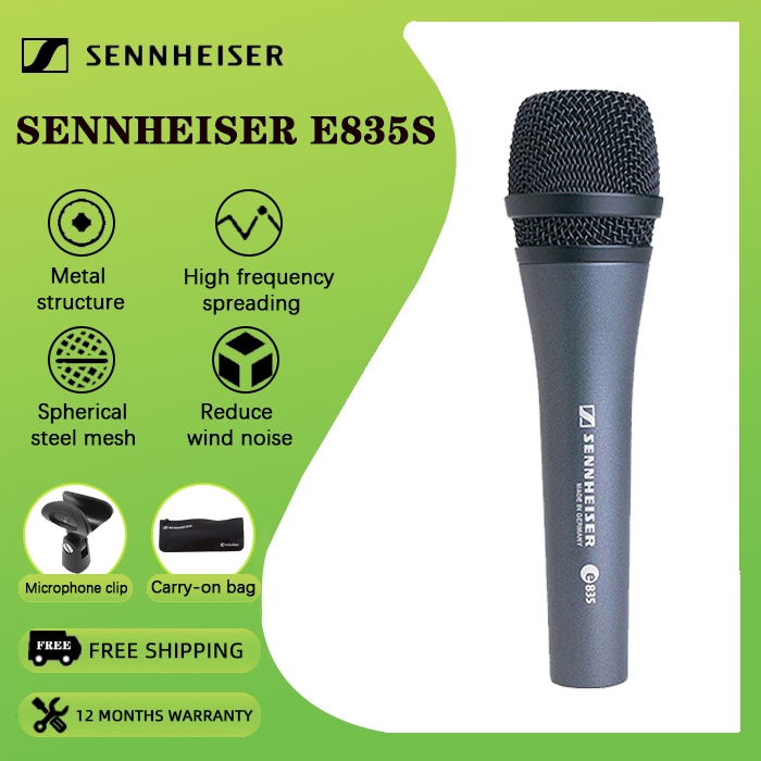 Sennheiser E835S Professional Wired Dynamic Microphone Household K-Song Performance Live ...
