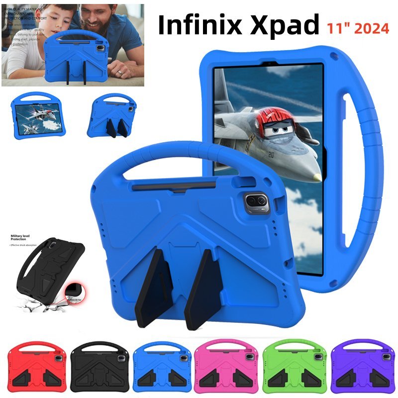 EVA Adjustable Stand Case for Infinix Xpad X Pad 11 inch 2024 Kids Safe ...