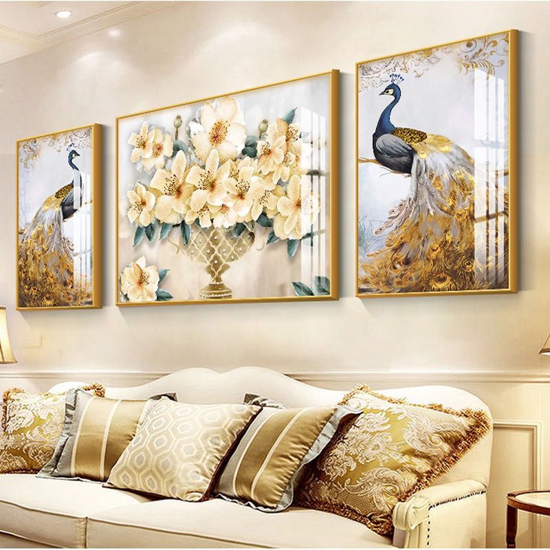 COD (Aluminum Alloy Frame) Set of 3 Decorative Murals wall painting ...