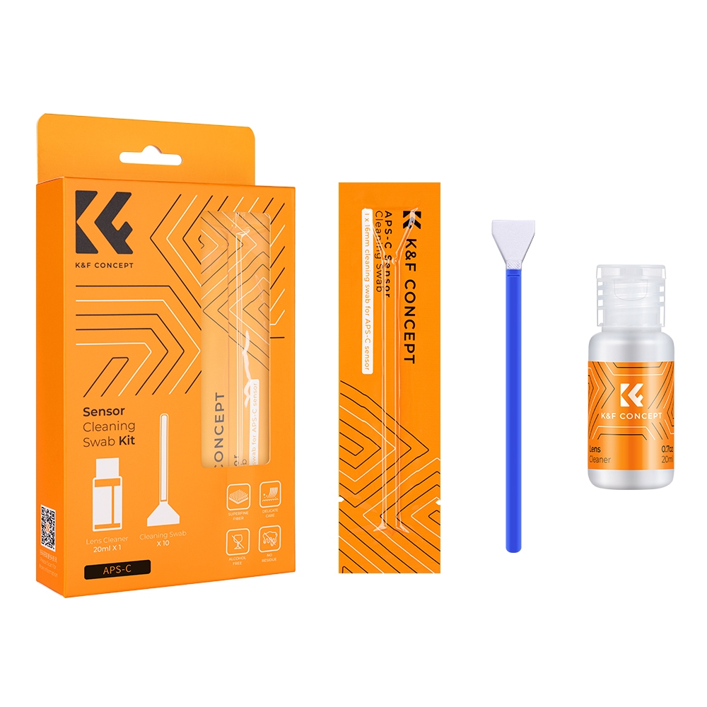 KF 16mm DSLR or SLR Camera APS-C Sensor Cleaning Swab Kit (10pcs ...