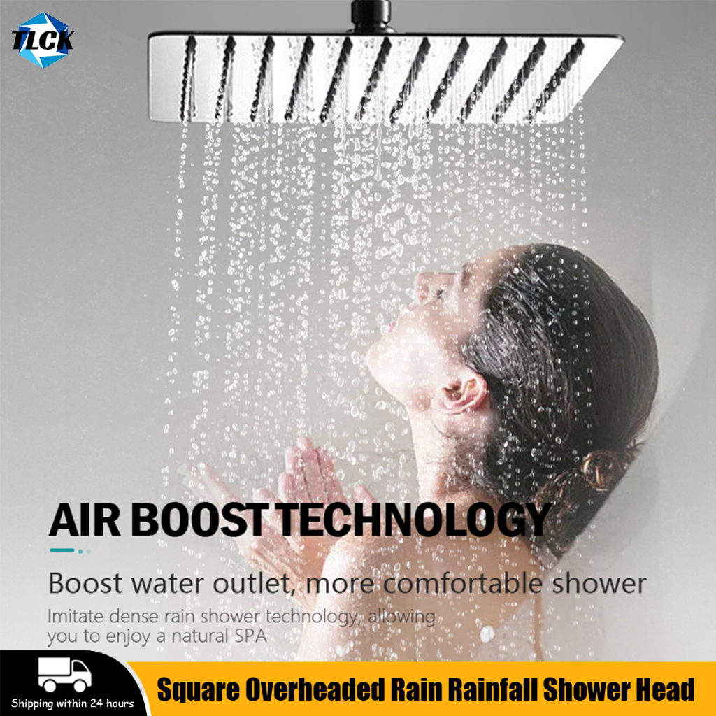 304 tainless Steel Square Shower Set Square Round Shape With Two Way ...