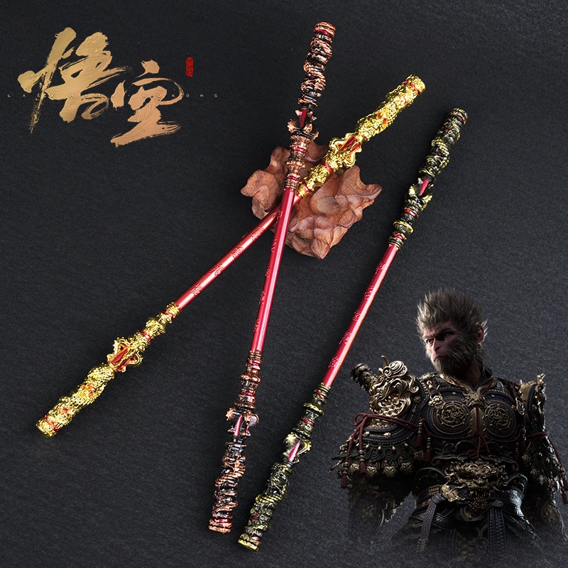 Black Myth Wukong Monkey King Bar Golden Cudgel Sun Wukong Ruyi Jin Gu Bang HandiCraft Ornament ...