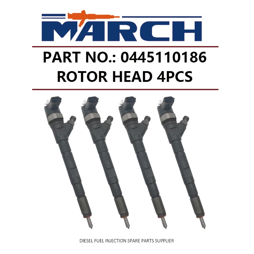 4pcs Diesel Fuel Injector Nozzle 0445110186 33800-4A100 for Hyundai Kia ...