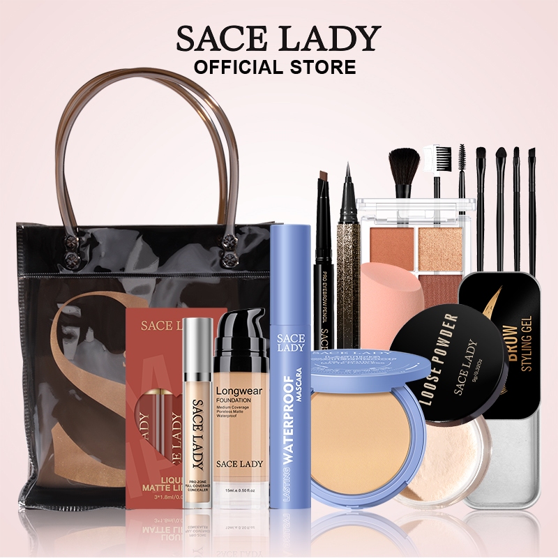 SACE LADY Hot Selling 13Pcs Makeup Set Natural Long Lasting Combination ...