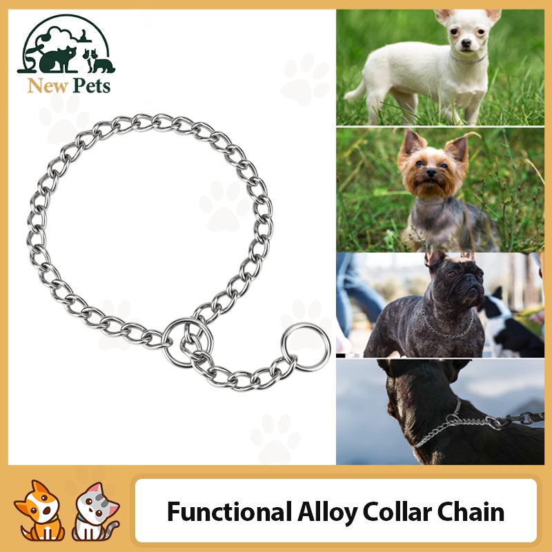Dog Chain Collar Necklace Pets Strong Heavy Duty Metal Stainless Steel ...