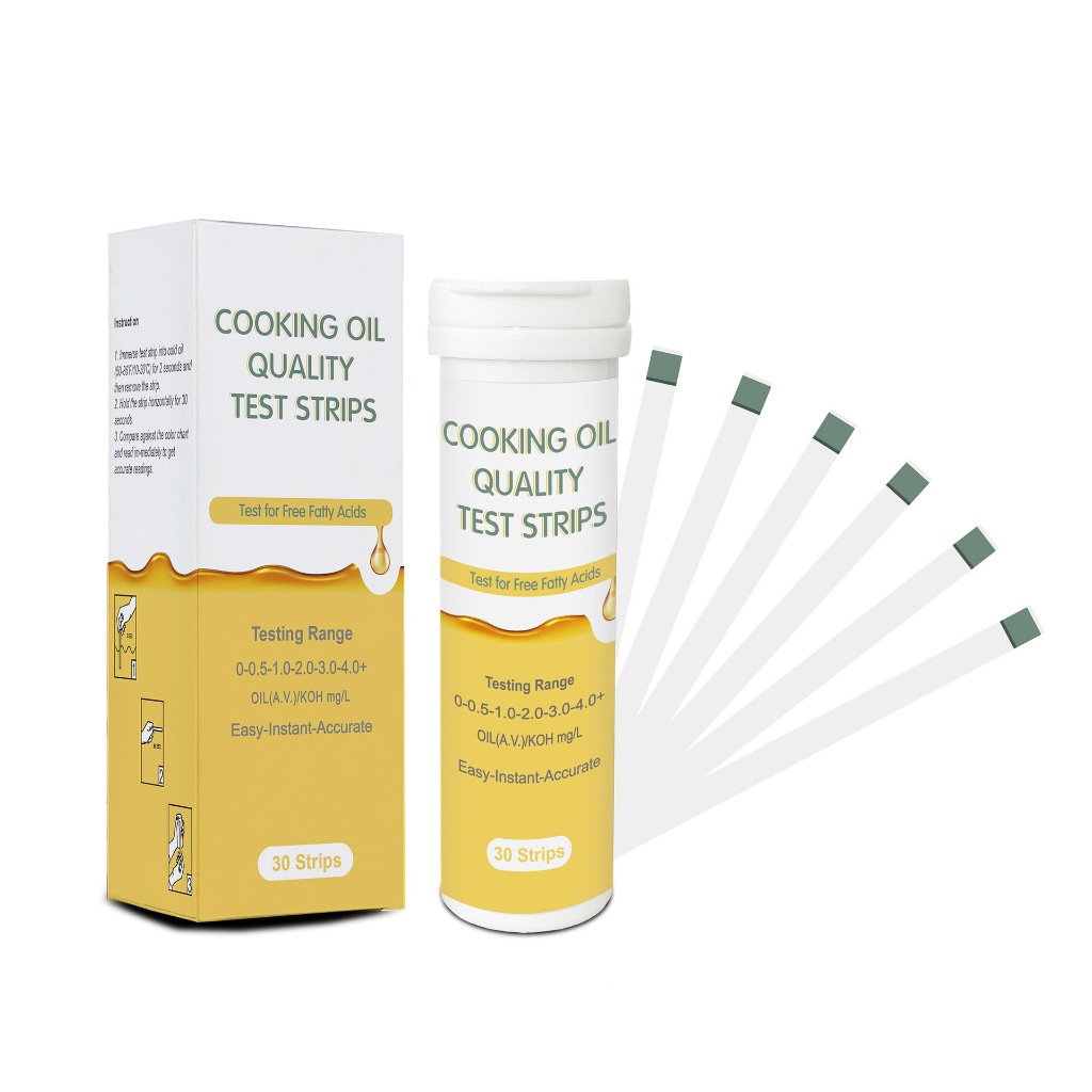 Home Oil Acid Value Test Strips: Detect Food Oil Quality and Used ...