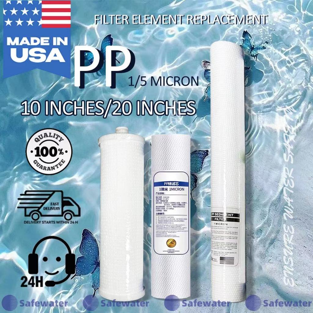 10"～20" Hydrosep Sediment Filter Cartridge 1/5 micron PP cotton filter ...